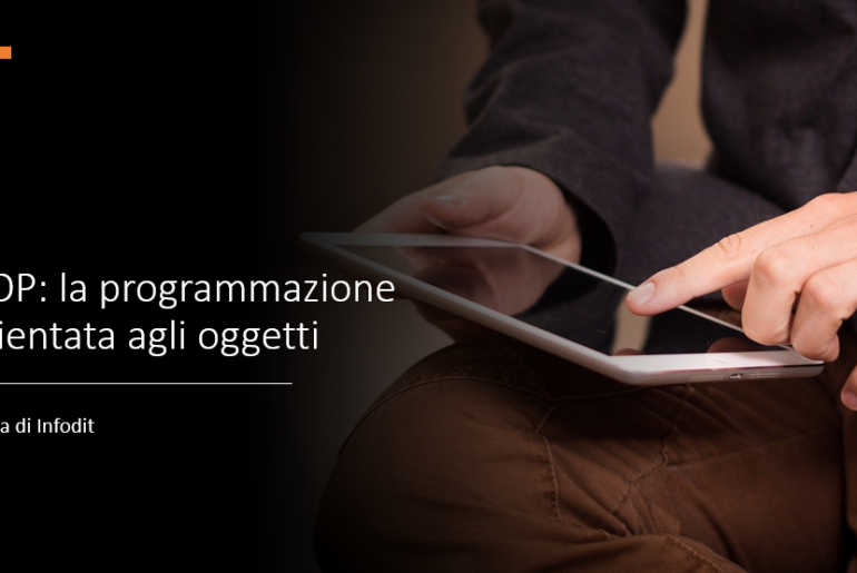 Oop La Programmazione Orientata Agli Oggetti Infodit